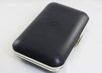 China Metal Clasp Silver Purse Frame 25.5x16cm DIY Wallet Frame with Covers for Bag Making for sale