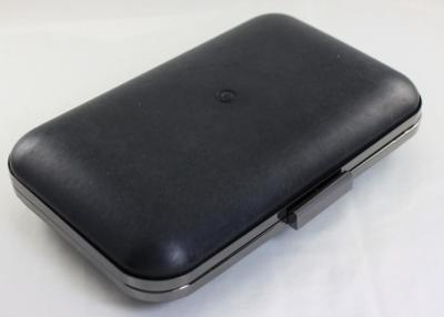 China Metal Closure Gun Black Plastic Purse Frames 25.5*16*6.5cm for sale