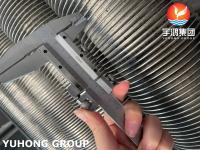 China ASTM A312 TP304H HFW 304 Spiral Finned Tube Heat Transfer Fin Tube Heater for sale
