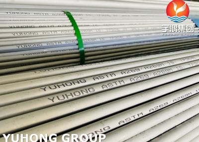 China STAINLESS STEEL SEAMLESS TUBE ASTM A269 / A269M-15A TP304 Steel Boiler Tube for sale