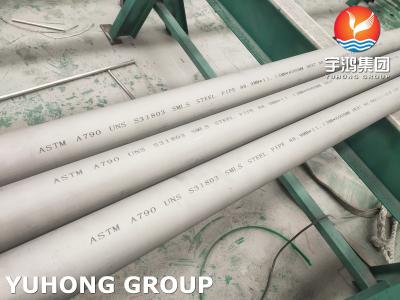 China ASTM A790 S31803 Duplex Stainless Steel Seamless Pipe Chloride Corrosion Resistance for sale