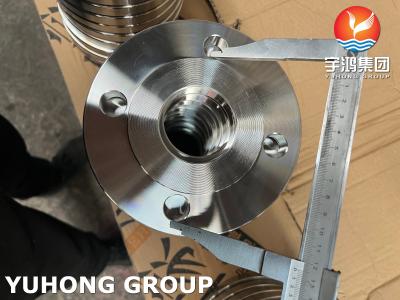 China ASTM A182 F316L Stainless Steel Forged Flange PN16 BS4504 Threaded for sale