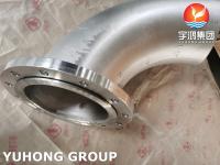 China Titanium Pipe Fittings ASTM B363 WPT2 (Gr.2) Flanged Elbow for Sea Water Equipment for sale