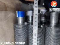 China Aluminum Extruded Fin Tube ASTM B163 UNS N08825 Nickel Alloy Tube for Oil Cooler for sale