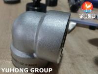 China ASTM A182 F316L Threaded Forged Stainless Steel Elbow Pipe Fitting for sale