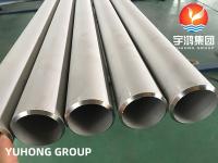 China Duplex Stainless Steel Pipes ASTM A789 S32750 (1.4410), UNS S31500 (Cr18NiMo3Si2), Bevel End, fixed length, pickled for sale