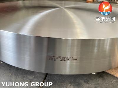 China ASME SA965 F304 Stainless Steel Forged Disk For Heat Exchanger Disc for sale