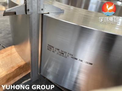 China ASME SA182 F304 Stainless Steel Forged Ring For Heat Exchanger for sale