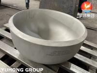 China ASME SA403 WP304-S Stainless Steel Cap Large Size 40 inch Butt Weld Pipe Fitting PT for sale