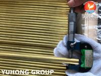 China ASTM B111 /ASME SB111 L1M C68700 Aluminum Brass Tube Anti corrosion in Sea Water for sale