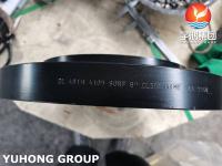 China ASTM A105 Carbon Steel Slip On Raised Face Forged Flange Black Painted for sale