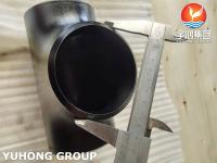 China ASTM A234 WPB Carbon Steel 90 Degree Elbow Butt Weld Pipe Fitting Black Painted for sale
