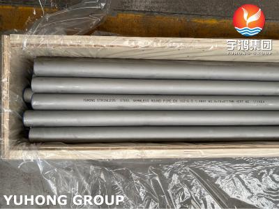 China STAINLESS STEEL SEAMLESS PIPE HOLLOW BAR ASTM A312 EN10216-5 FURNACE TUBE 1.4841 TP314 for sale