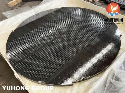 China ASME SA516 GR.70 BAFFLE PLATE FOR HEAT EXCHANGER CONDENSER TUBESHEET for sale