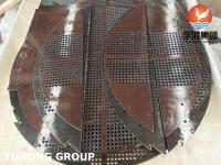 China ASME SA516 GR.70 BAFFLE PLATE FOR HEAT EXCHANGER CONDENSER TUBESHEET for sale