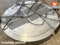China A516 GR.70N STATIONARY carbon steel TUBESHEET HEAT EXCHANGER PART for sale
