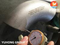 China A403 WP347H-S 90 LR ELBOW STAINLESS STEEL BUTT WELD FITTING B16.9 for sale