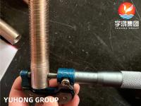 China CuNi 90/10 Shape Type Heat Exchanger Fin Tube Finned Copper Tube for sale