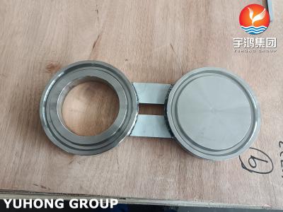 China ASTM A182 F316L Stainless Steel Figure 8 Spetacle Blind Flange / Line Blanks for sale