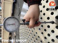 China ASTM A182 F316L Stainless Steel Tubesheet for Shell and Tube Heat Exchangers for sale