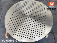 China ASTM A182 F316L Stainless Steel Tubesheet for Shell and Tube Heat Exchangers for sale