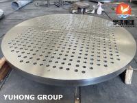 China ASTM A182 F316L (1.4404)  Stainless Steel Forged Tubesheet For Heat Exchanger for sale