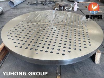 China ASTM A182 F316L (1.4404)  Stainless Steel Forged Tubesheet For Heat Exchanger for sale