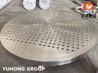 China ASTM A182 F316L (1.4404)  Stainless Steel Forged Tubesheet For Heat Exchanger for sale