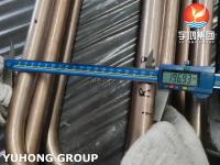 China ASTM B111 C70600 Seamless U Tube Copper Nickel 90/10 Copper Alloy Bending for sale