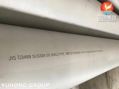China JIS G3457 SUS304 Stainless Steel Seamless Pipe Thick Wall Thickness for sale