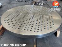 China ASTM A182 F316 Tube Sheet Large Diameter Stainless Steel Forged For Heat Exchanger Components for sale