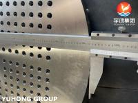 China ASTM A182 F316 Tube Sheet Large Diameter Stainless Steel Forged For Heat Exchanger Components for sale