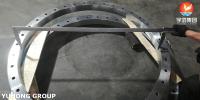 China ASTM A105 Carbon Steel Slip On Flat Face Forged Black Painted Flange for sale