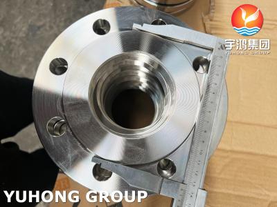 China BS4504 (EN 1092-1) F316L Stainless Steel Screwed Flange , BSPP Threads PN16 Forged Type for sale