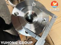 China BS4504 (EN 1092-1) F316L Stainless Steel Screwed Flange , BSPP Threads PN16 Forged Type for sale