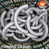 China STAINLESS STEEL BUTT WELD FITTING , 180° ELBOW, B16.9，LONG RADIUS for sale