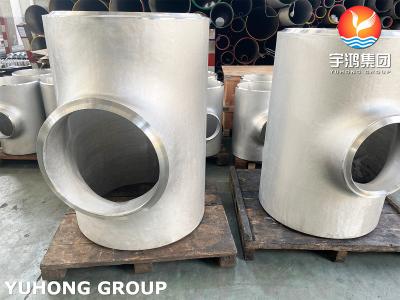 China SS316L Butt Weld Fitting, A403 WP316L Equal Tee (seamless / Welded), B16.9 Standard for sale