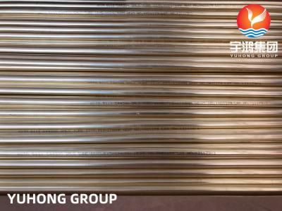 China ASME SB111/ASTM B111 C44300 Cooper seamless Tube Applied For Condenser for sale
