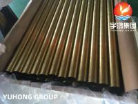 China ASME SB111/ASTM B111 C44300 Cooper seamless Tube Applied For Condenser for sale