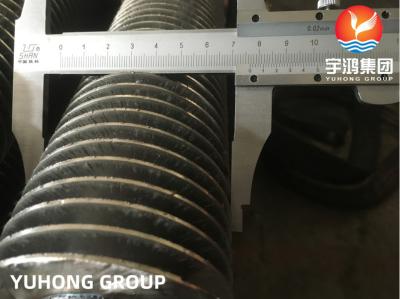 China A312 Heat Exchanger Finned Tube TP317L / 304L / TP316L Spiral Extruded Studded for sale