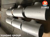 China B16.9 Butt Weld Pipe Fittings , ASTM A403 WP304L Stainless Steel Reducing Tee for sale