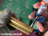 China SEAMLESS COPPER TUBE ASTM B111 C68700 O61 FOR HEAT EXCHANGER CONDENSER for sale