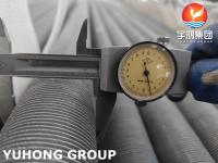 China EN 10217-7 1.4301 / 304 Extruded Fin Tube  Aluminum Fin Tube 2M/3M For Dryer for sale