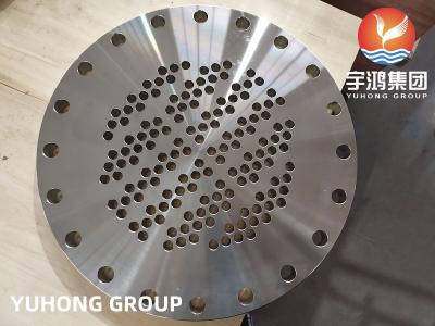 China ASTM A182 F316L / UNS S31603 / 1.4404 Stainless Steel Heat Exchanger Tube Sheet for sale