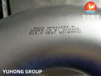 China ASTM A403 WPS31254 / 254 SMO / 1.4547 Super Stainless Steel Elbow Weld Elbow for sale