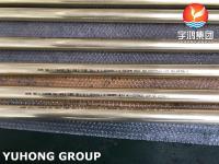 China ASTM B111 C44300 / DIN CuZn28Sn1 Brass Seamless Tube Heat Exchanger Tube for sale