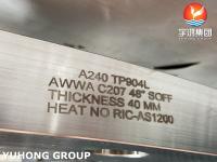 China ASTM A240 F904L / UNS N08904 AWWA C207 Ring Type Flange for Waterworks Service for sale