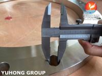 China DIN2576 ASTM A182 F316L Pn10 Slip On Flange Stainless Steel Forged Flange for sale