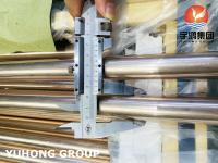 China CU-NI 90/10 SEAMLESS TUBE ASME SB111 C70600 O61 COPPER NICKEL ALLOY for sale