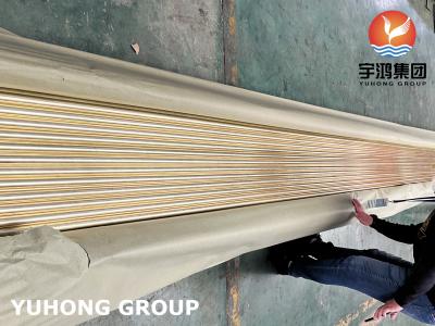 China COPPER ALLOY SMLS TUBE SB111 C44300 O61 ANNEALED ADMIRALTY BRASS for sale